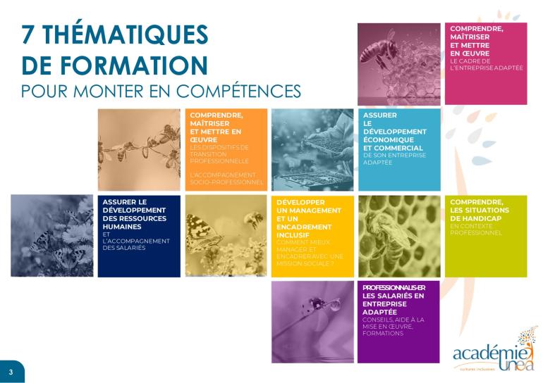 Les prochaines formations de l'Académie UNEA | UNEA - Union Nationale des Entreprises Adaptées
